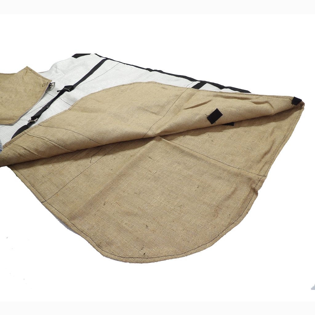 Manta de rafia y arpillera clásica – Crespo